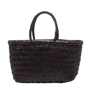 Dragon Diffusion Mini Flat Gora Handbag - Brown