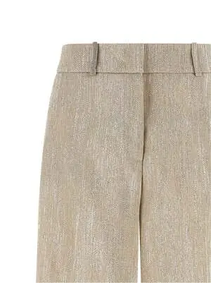 Peserico Lamé Thread Trousers