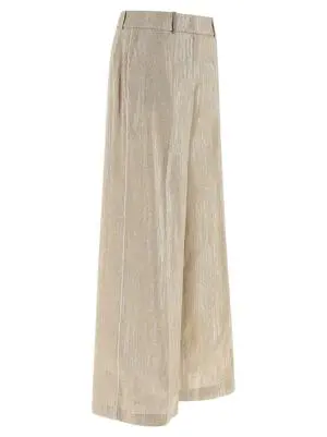 Peserico Lamé Thread Trousers