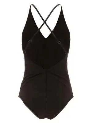 Brunello Cucinelli Dazzling Stripes One-piece Swimsuit - Brown