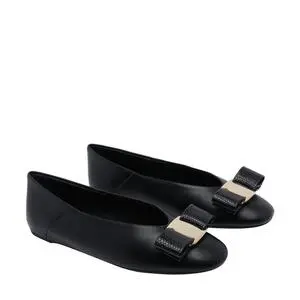 FERRAGAMO Vara Bow Ballets - Black