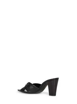 Saint Laurent Nappa Leather Franciane Mule Sandals - Multicolor