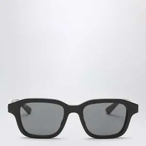 Gucci Blue Acetate Rectangular Sunglasses - Black