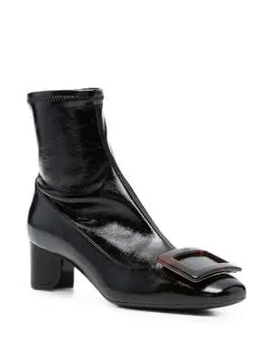 ROGER VIVIER Roundy Turtle Leather Boots