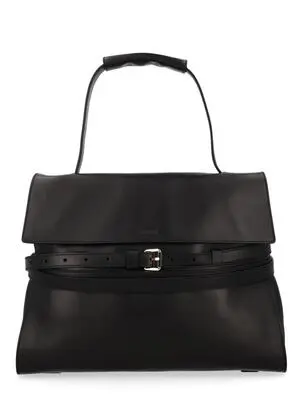 Moschino Borsa Tie Me Medium - Black
