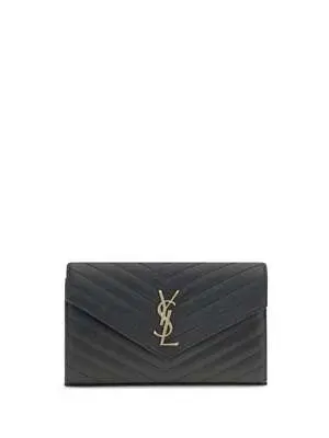 Saint Laurent Logoed Shoulder Bag - Black