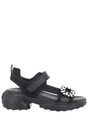 ROGER VIVIER Sandalo Viv On The Run - Black