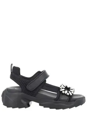 ROGER VIVIER Sandalo Viv On The Run - Black