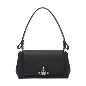 VIVIENNE WESTWOOD Medium Hazel Shoulder Bag - Black