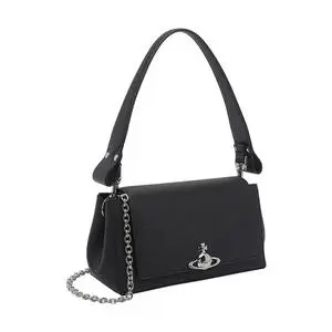 VIVIENNE WESTWOOD Medium Hazel Shoulder Bag - Black