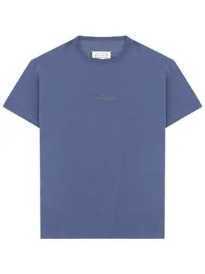 MAISON MARGIELA T-shirt In Cotone - Blue