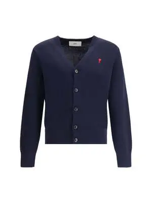 AMI Paris De Coeur Cardigan - Blue