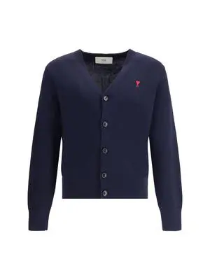 AMI Paris De Coeur Cardigan - Blue