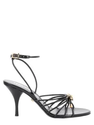Versace Sandalo Opera Bow - Black