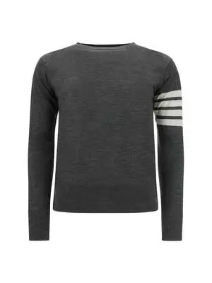 Thom Browne Virgin Wool Sweater - Gray