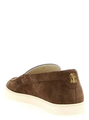 Brunello Cucinelli Suede Slip-on Sneakers