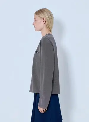 Miu Miu Jacquard Jersey T-shirt