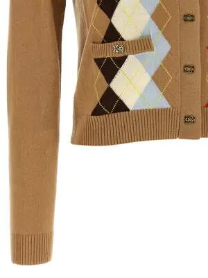 GANNI Diamond-shaped Cardigan