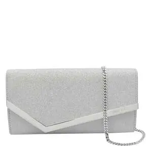 JIMMY CHOO Emmie Pochette - Silver