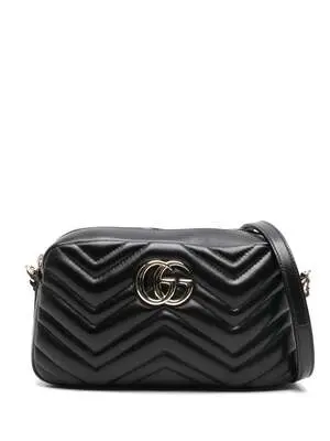 Gucci Gg Marmont Small Leather Camera Bag - Multicolor