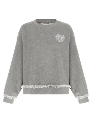 GANNI Isoli Sweatshirt - Gray