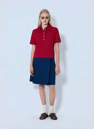 Miu Miu Jersey Polo Shirt
