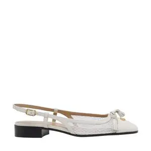 Valentino Garavani Valet Du Roi Slingbacks - White