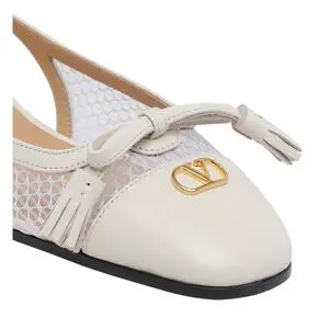 Valentino Garavani Valet Du Roi Slingbacks - White