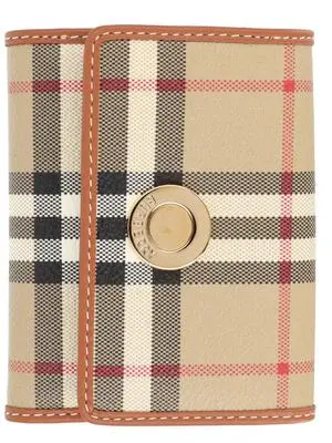 Burberry Portafoglio Check - Cream