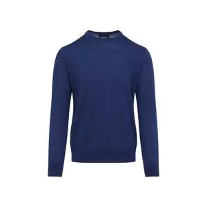 Giorgio Armani Virgin Wool Sweater - Blue