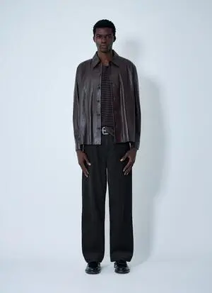 Our Legacy Leather Shirt