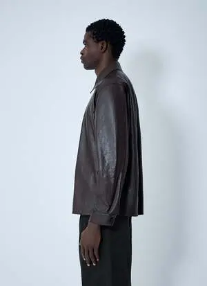 Our Legacy Leather Shirt