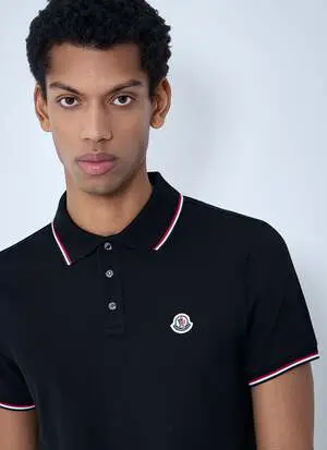 Moncler Logo Patch Polo Shirt