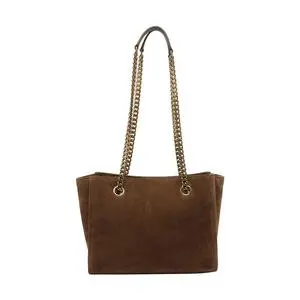 Saint Laurent Niki Suede Shoulder Bag - Brown
