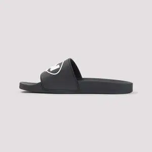Balenciaga Pool Slide Slippers - Black