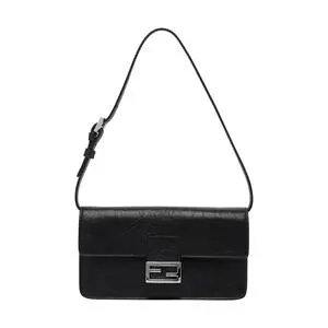 Fendi Tube Wallet On Chain - Black