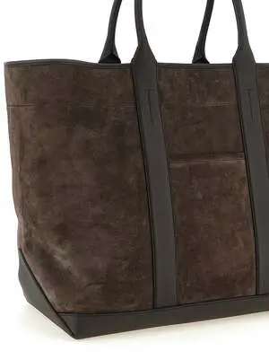 TOM FORD Suede Shopping Bag
