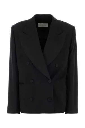 Dries Van Noten Wool Blend Bosea Blazer - Black