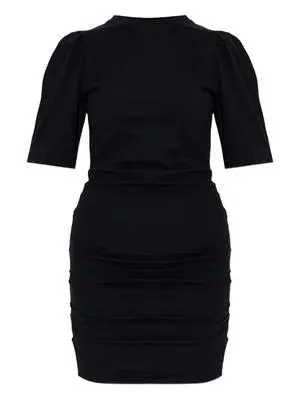 Isabel Marant Étoile Mylda Cotton Dress With Gathered Details - Black