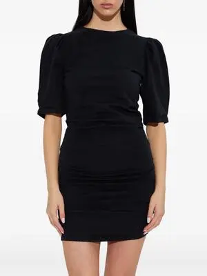 Isabel Marant Étoile Mylda Cotton Dress With Gathered Details - Black