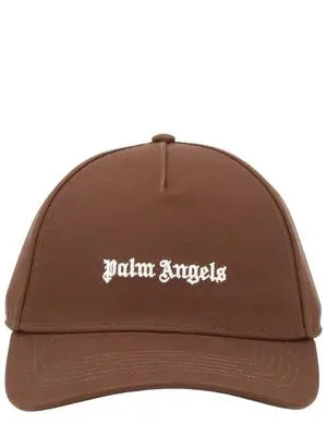 Palm Angels Cappello Da Baseball Overlogo - Brown