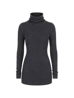 Rick Owens Wool Turtle-neck Sweater - Multicolor