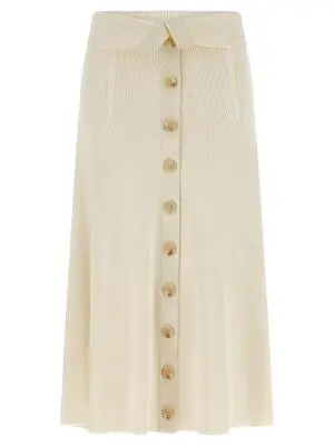 Zimmermann Rebellion' Skirt - Cream