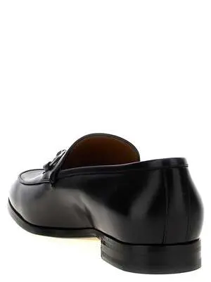 Gucci Morsetto Leather Loafers - Black