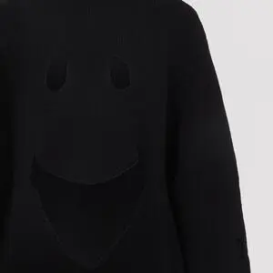 Moschino Smile Cropped Sweater