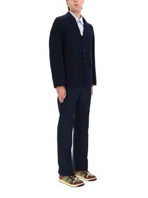 Gucci Technical Panama Trousers - Blue