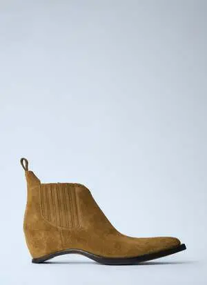 MAISON MARGIELA Heel-less Western Chelsea Boots - Brown