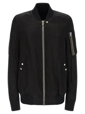 Rick Owens Classic Flight' Bomber Jacket - Black