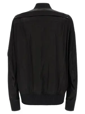 Rick Owens Classic Flight' Bomber Jacket - Black
