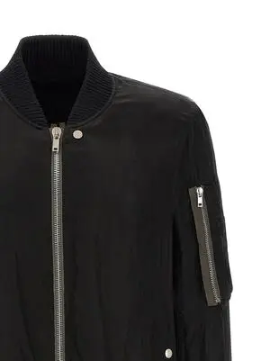 Rick Owens Classic Flight' Bomber Jacket - Black